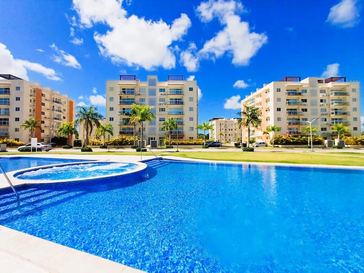 Sunset Palm 2 Bedrooms/pool+beach 20 Min Away - Punta Cana