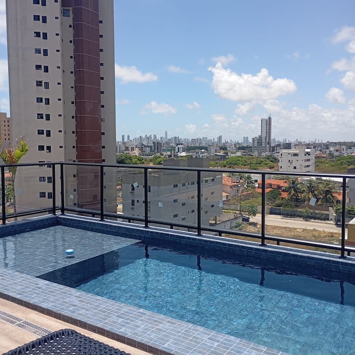 Beach Way Intermares Flat C/ Piscina Cobertura - Santa Rita