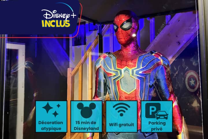 L’univers Avengers/ 15 Min De Disney/ 6 Couchages - Meaux