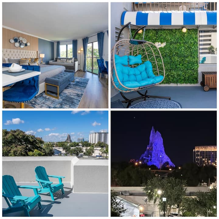 Studio Private Terrace Volcano Bay View 5 Min Epic - オーランド