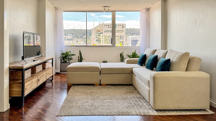Skygarden11 @La Carolina 3br: Vistas, Confort Ccnu - Quito