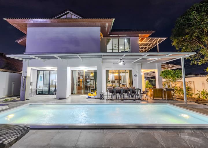 *Spacious 4br W/ Pool • Family Bbq Near Mall V260 - Phuket district, Thailand