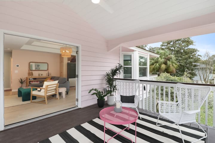 Shellyeah • Porch Mornings•salty Air•tybee Getaway - Tybee Island, GA