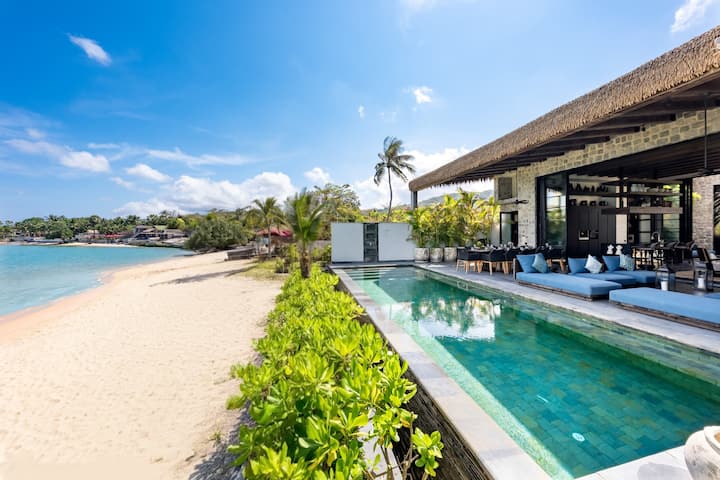 Clay | 10 Brs Beachfront Villa With Private Chef - Ko Samui