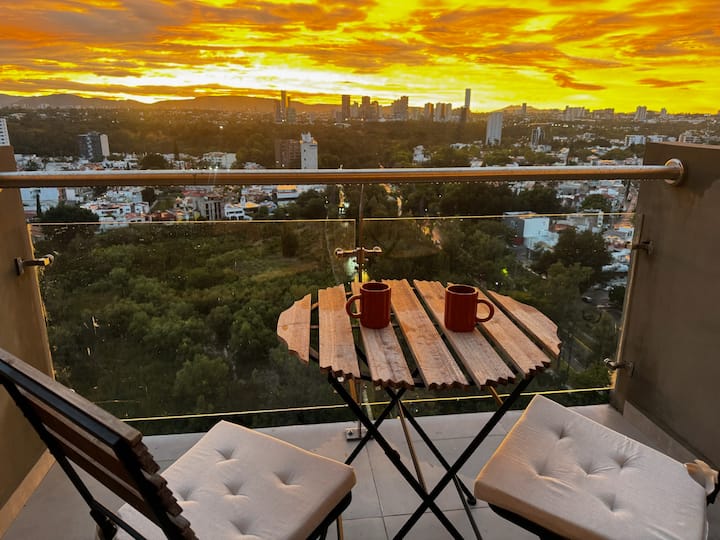 Sunset & Skyline: Nuevo Dpto. Con Vista A Andares - México