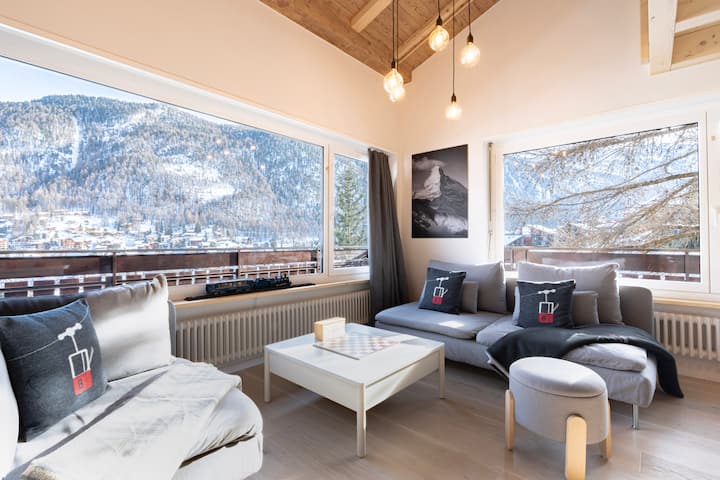 Design Flat With Mezzanine – Stunning Village View - Zermatt