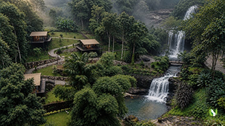 Urava: Private Waterfall; Near Vagamon, Thekkady - India