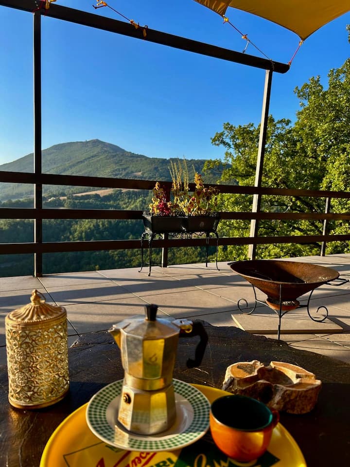 Villetta Con Veranda Super Panoramica - Norcia