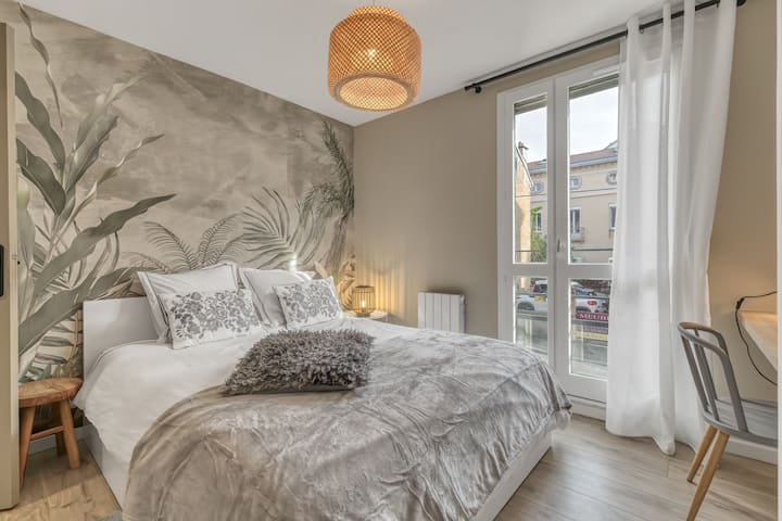 Charmant T2, Parking-centre-ville & Thermes à Pied - Aix-les-Bains