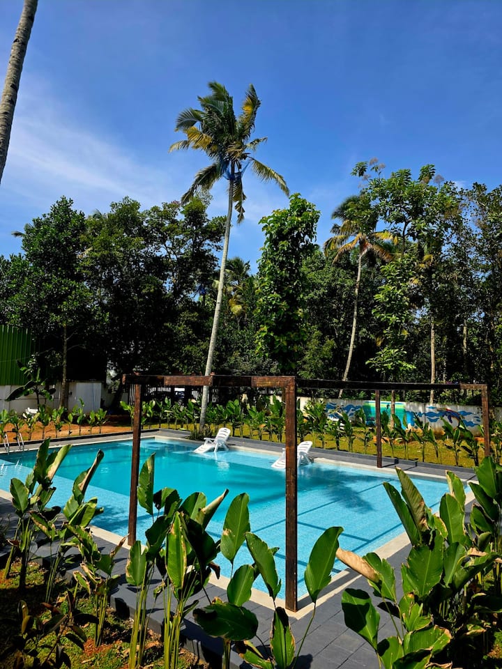 Rock Bottom Pool Villa - 3bhk Apartment - Varkala