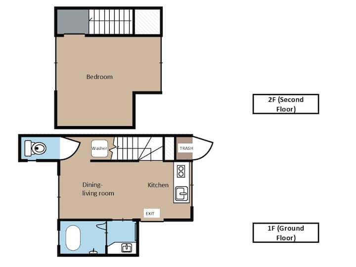 ～Seigu～ Nearby Gojo Sta/up To 4 Ppl /36㎡/wi-fi - Kyoto