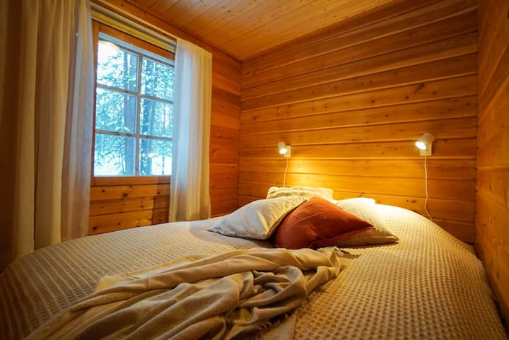 Lapland Cabin For 5 | Sauna, Ski, Fireplace & Wifi - フィンランド