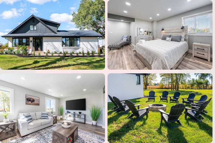 ‼️Relaxing Country-view Home Near Golf & Casino - Rockford, IL