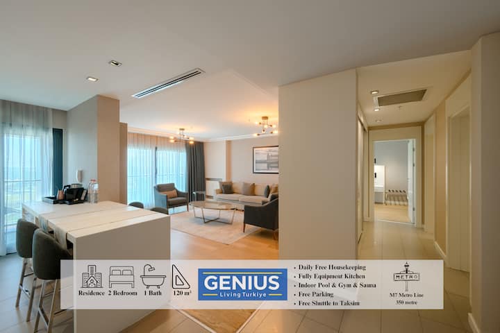 Luxe 2 Bedroom Residence | Close To Metro - Başakşehir