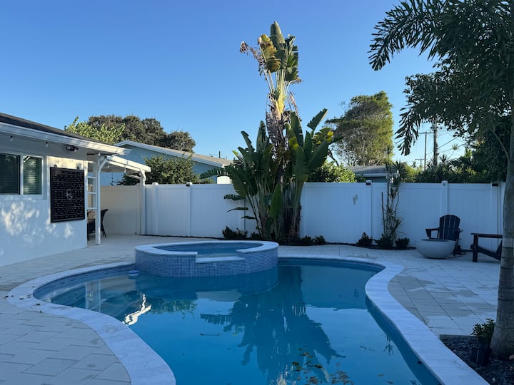 Coastal-chic Escape | Pool, Spa, & Game Room - Delray Beach, FL