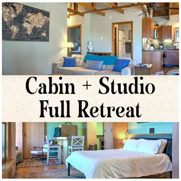 Cabin + Studio Getaway Minutes From Asheville - Black Mountain, NC