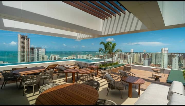 Apto De Luxo Com 2 Quartos A 300m Da Beira Mar - Fortaleza