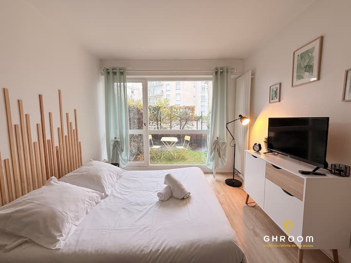 Le Chartrain Cosy - Parking Sous/sol Et Jardin - 류쎄