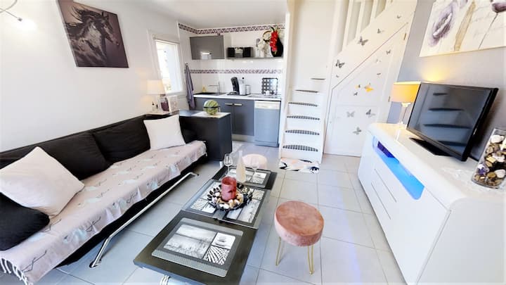 Duplex Climatisé, Piscine, Terrasse, Parking, Wifi - Saintes-Maries-de-la-Mer