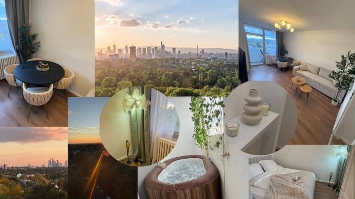 Frankfurter Skyline Mit Whirlpool - Bad Vilbel