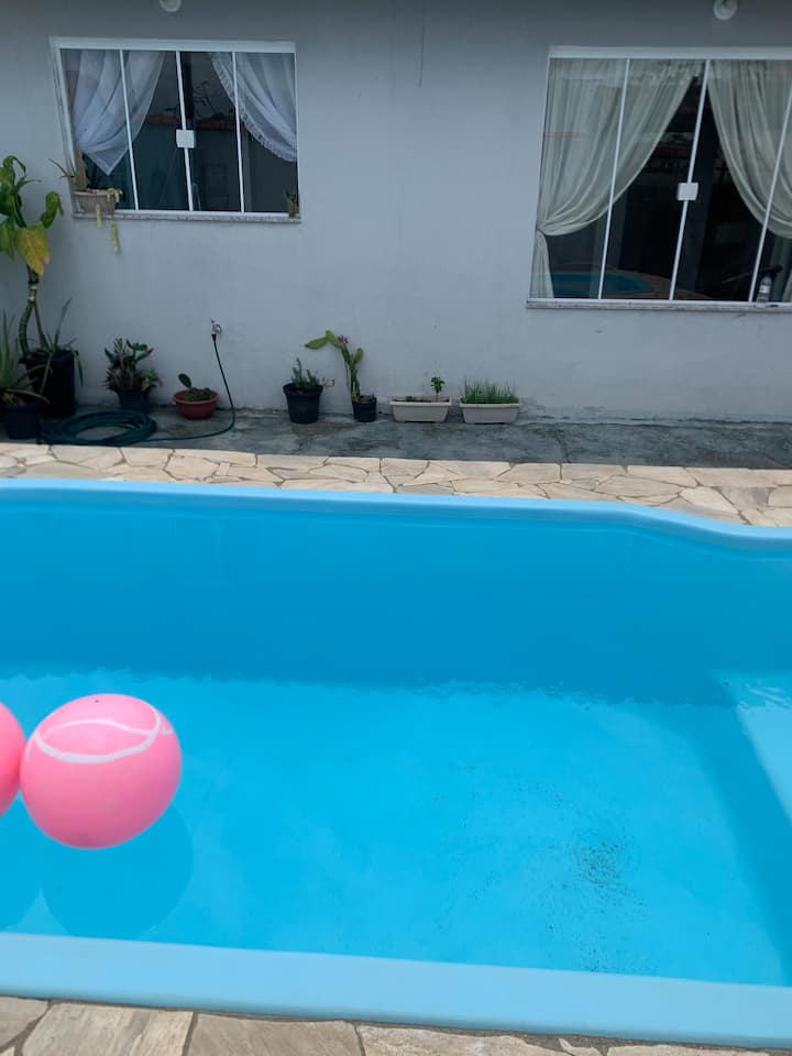 Casa 4 Quartos Com Piscina A 150 M Da Praia - Ilha Comprida