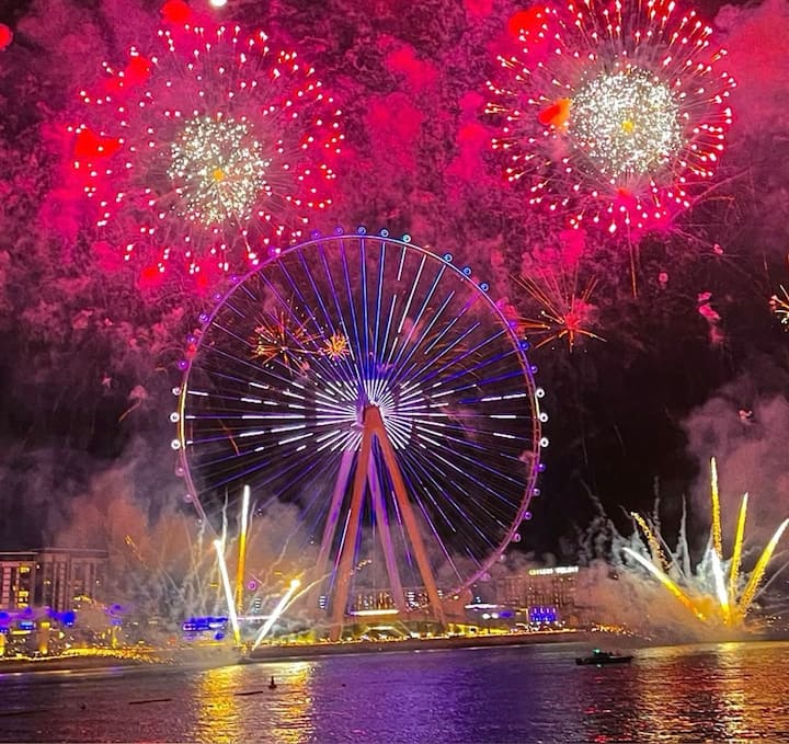 Stay In Prime Area• Sea & Wheel Views • Firework - Dubai