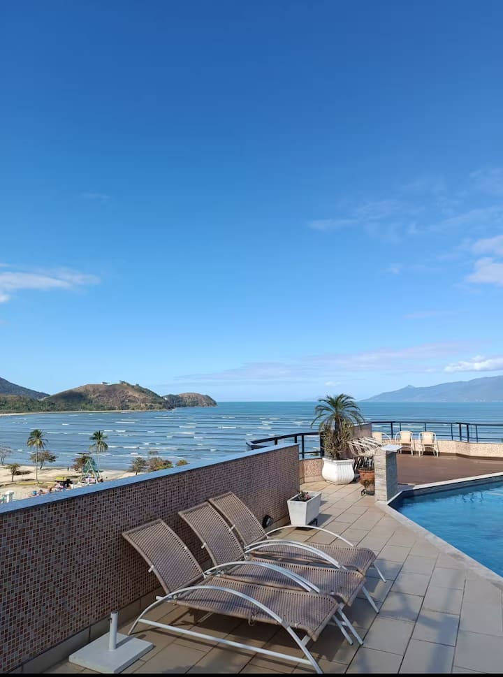 Flat Com Vista Panorâmica Em Caragua (2 Pessoas) - Caraguatatuba