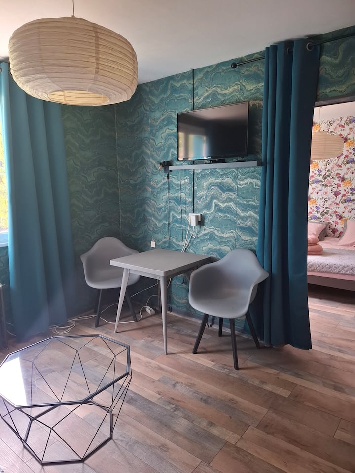 Petit Appartement Tout Confort Avec Vue Sur Le Lot - Conques