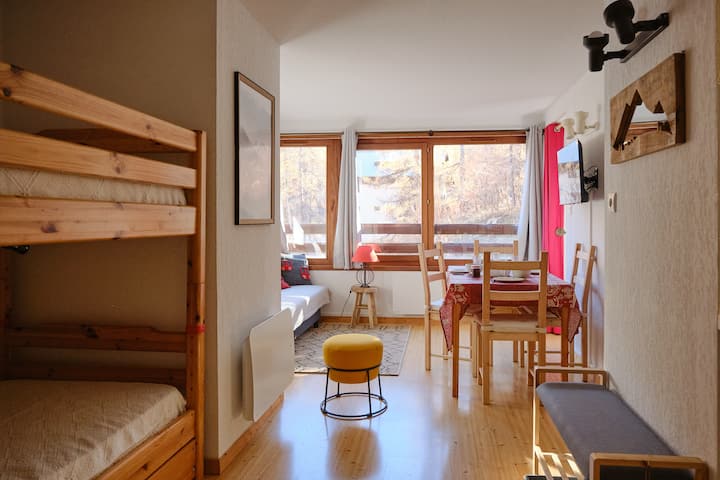 Vue Forêt & Ski à Pied – Famille à Vars - Ceillac