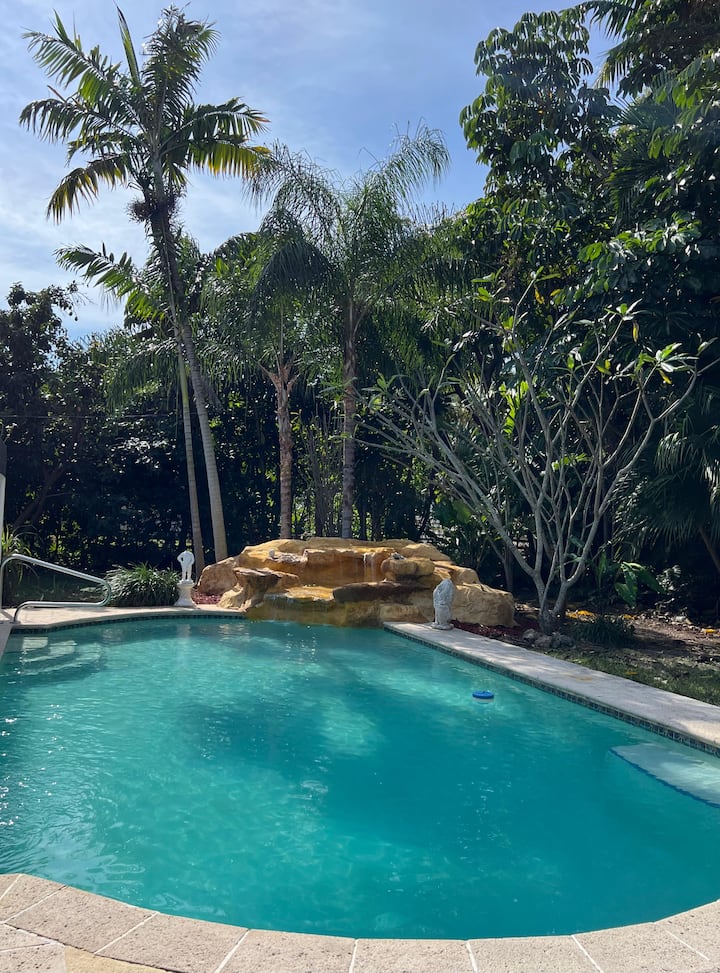 Your Miami Pool Home Under The Palms - Palmetto Bay, FL