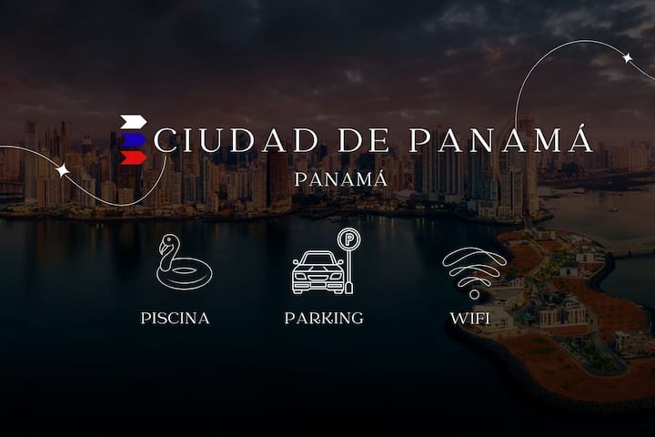 Modern Apt+gym+pool+tv+wifi+kitchen+ac@panama City - Panama