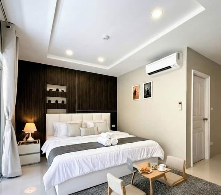 Pattaya Plage Studio Moderne - New Nordic Sunset - Pattaya City