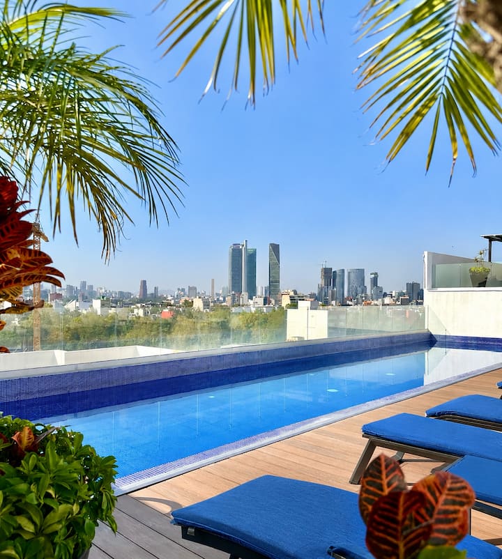 In The Heart Of Condesa And Roma, W/pool And Gym. - Mexiko-Stadt