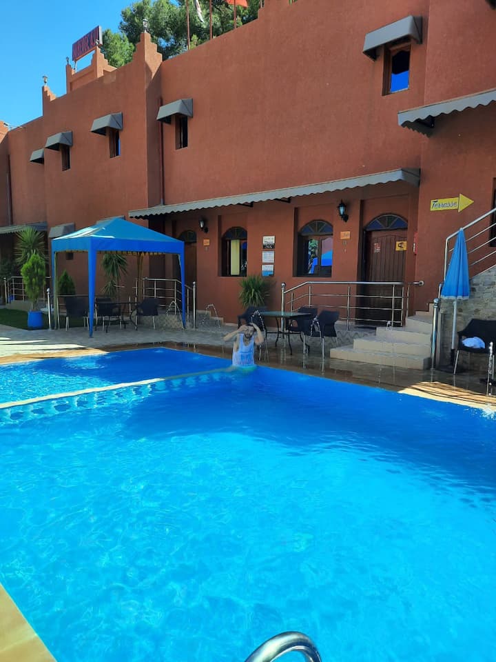 Hôtel Ajil 3* - Pieds Des Cascades D'ouzoud - Ouzoud