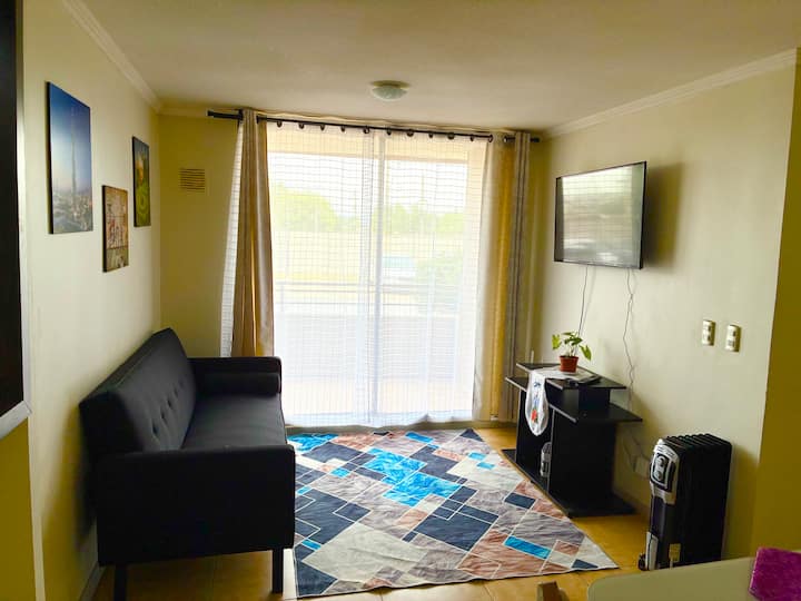 Amplio Y Hermoso Depto. Céntrico Wiffi/ac, Parking - Chillan