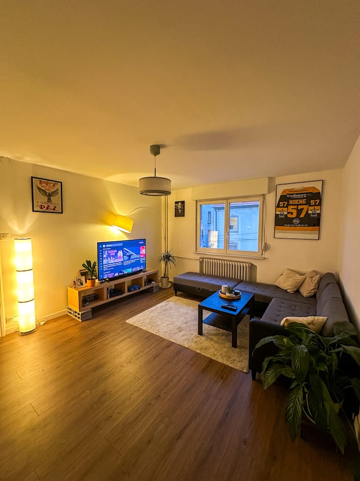 Appartement Proche Centre-ville - 4 Couchages - Gare de Strasbourg Ville