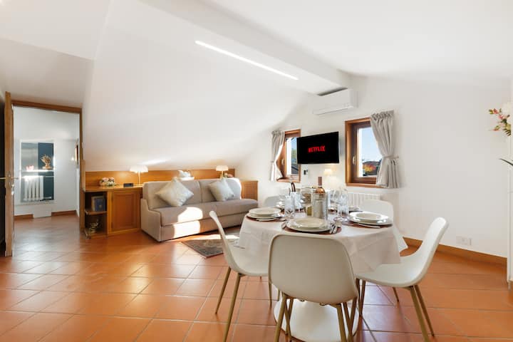 Attico In Villa Con 2 Posti Auto E Giardino. Lusso - Milan Linate Airport (LIN)