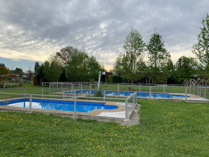 Cabaña Con Piscina Privada - Linares