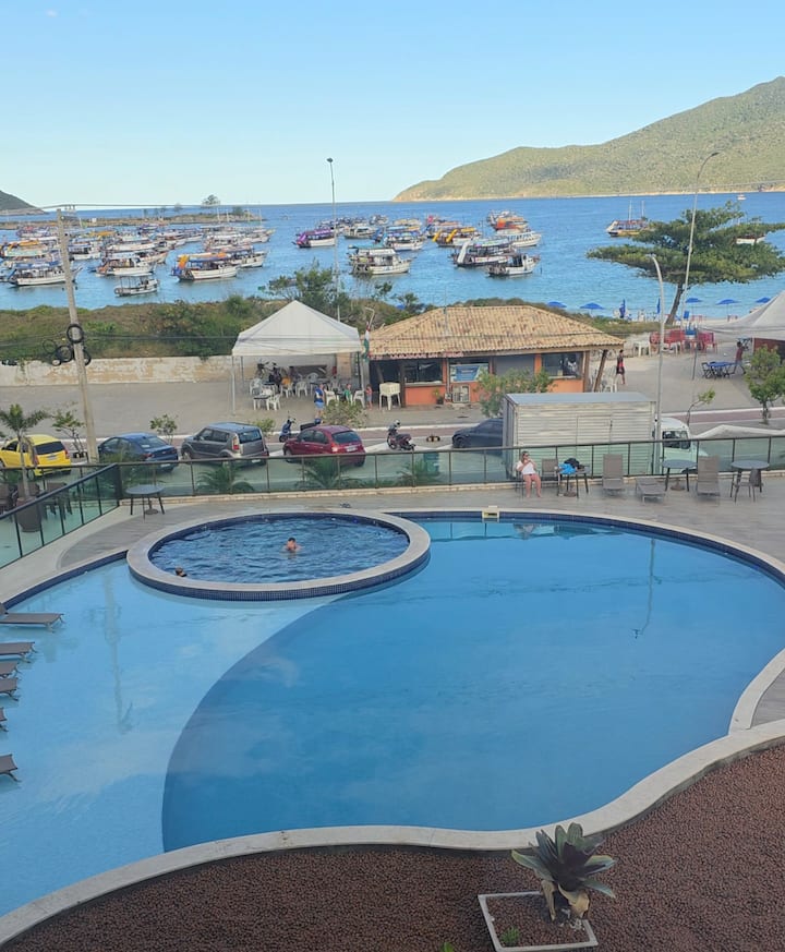 Cobertura Com Piscina Em Resort Pé Na Areia - Arraial do Cabo