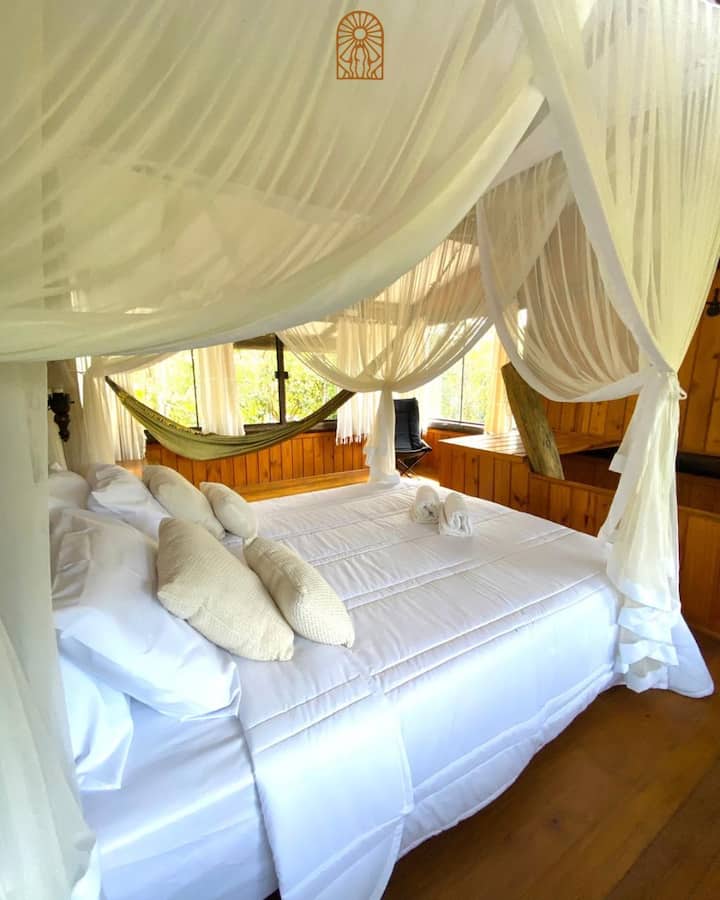 Chalé Na Lagoa - Churrasqueira, Suíte, Ar E Ofurô - Imbituba