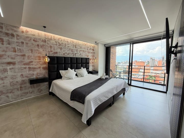 Modern Loft With Balcony L Laureles - Medellín