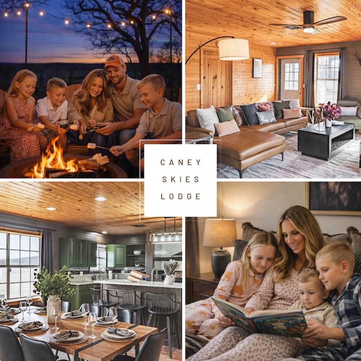 3 Bedroom Cozy Escape W/land, Hot Tub, & Fire-pit - Copan Lake, OK