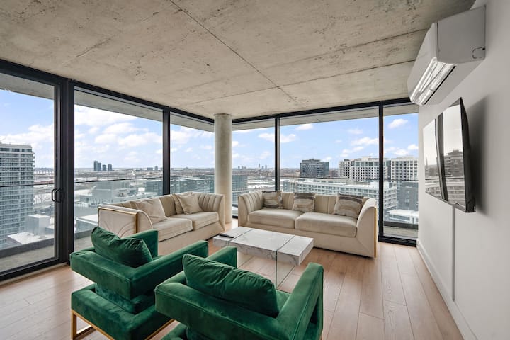 Sophisticated 3br - City View Downtown Montreal - Montréal