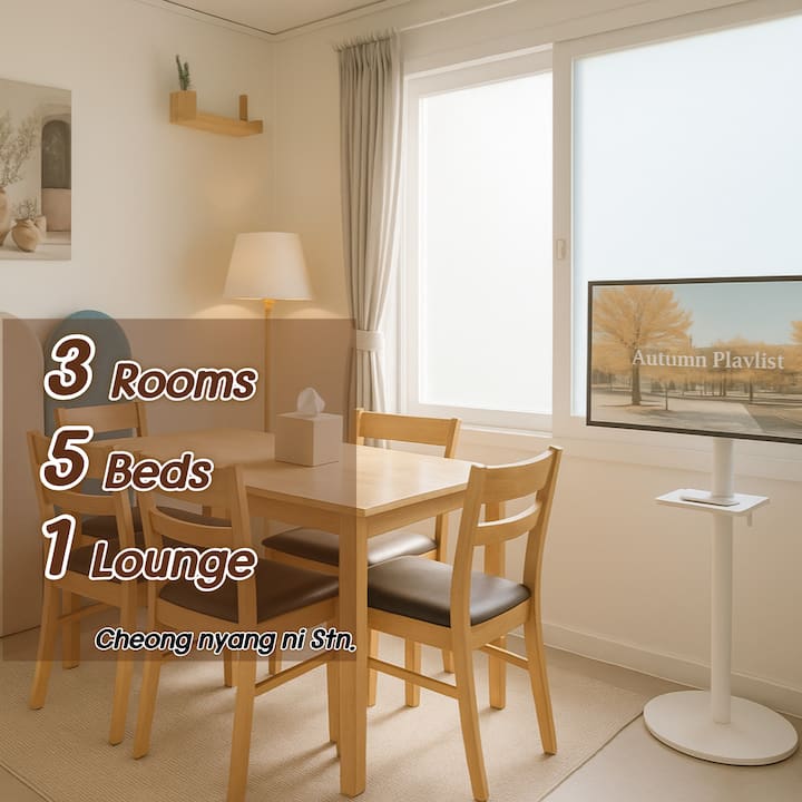 5 Beds 3 Room Whole Room Ddp, Myeongdong, Seongsu - Corea del Sur