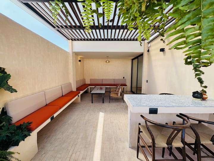 Mexican Villa / Ac +Bath All 9 Bdrms / Pvt Rooftop - Mexico State