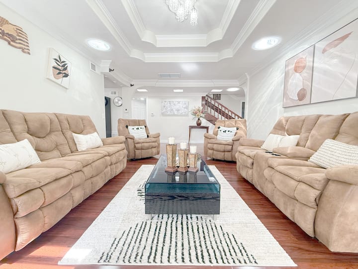 Modern 3br Family Home Near Disneyland & Hb Beache - 園林市