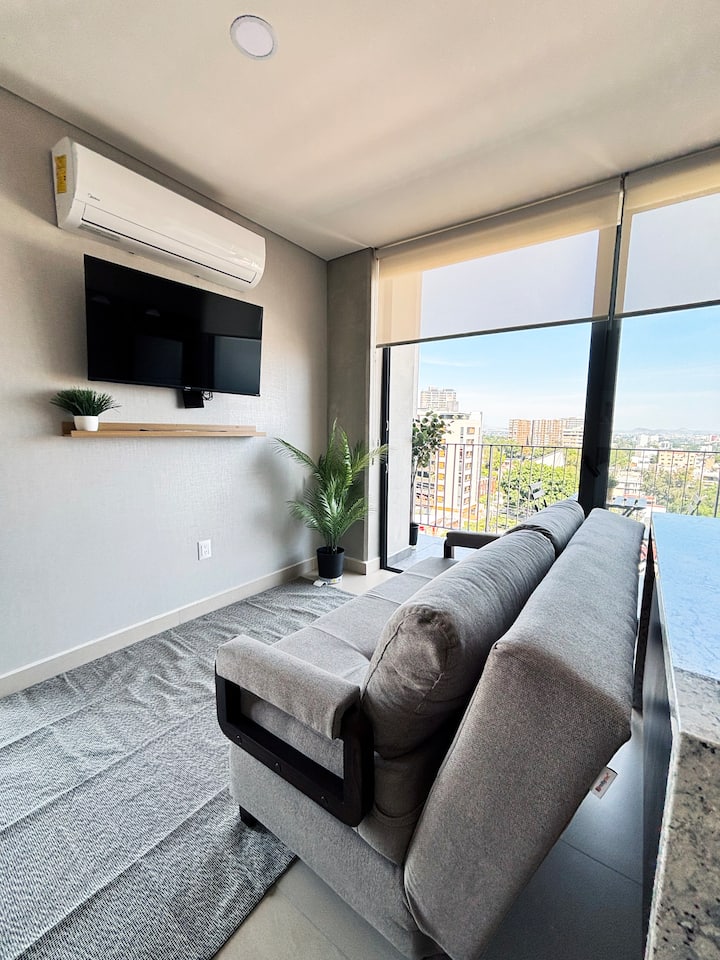 Loft Design, Avec Vue Et Confort à Espacio Monraz - Guadalajara, Jalisco, Mexique