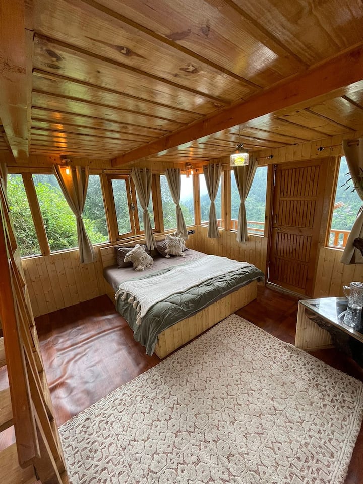 Thewoodenbranchtreehouse Jacuzzi - Jibhi