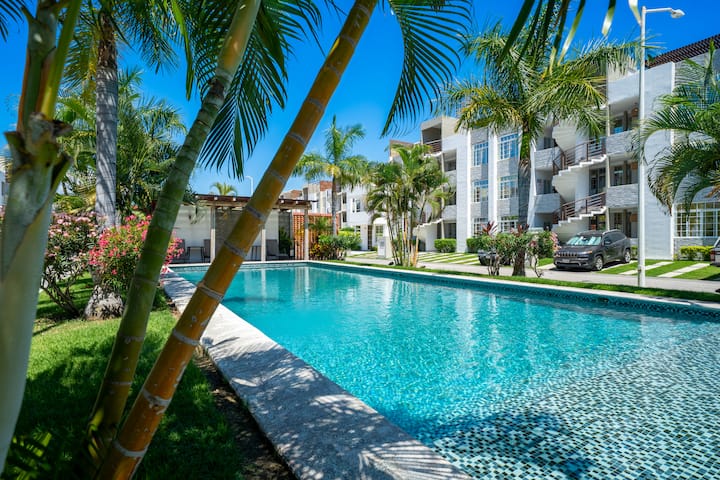 Departamento Familiar, Céntrico, 5 Min De La Playa - Messico