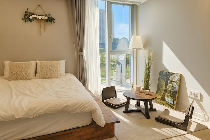 [Ocean View] Stay영종tw7#바다 #힐링 #노을#구읍뱃터#인천공항#넷플릭스 - South Korea